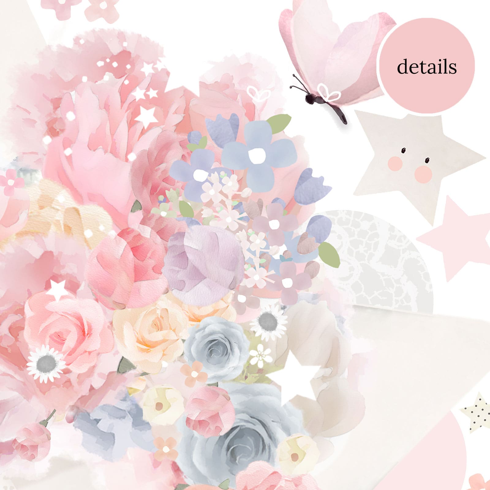 Wish Upon A Star Wall Sticker I Schmooks | Nursery, bedroom wall art